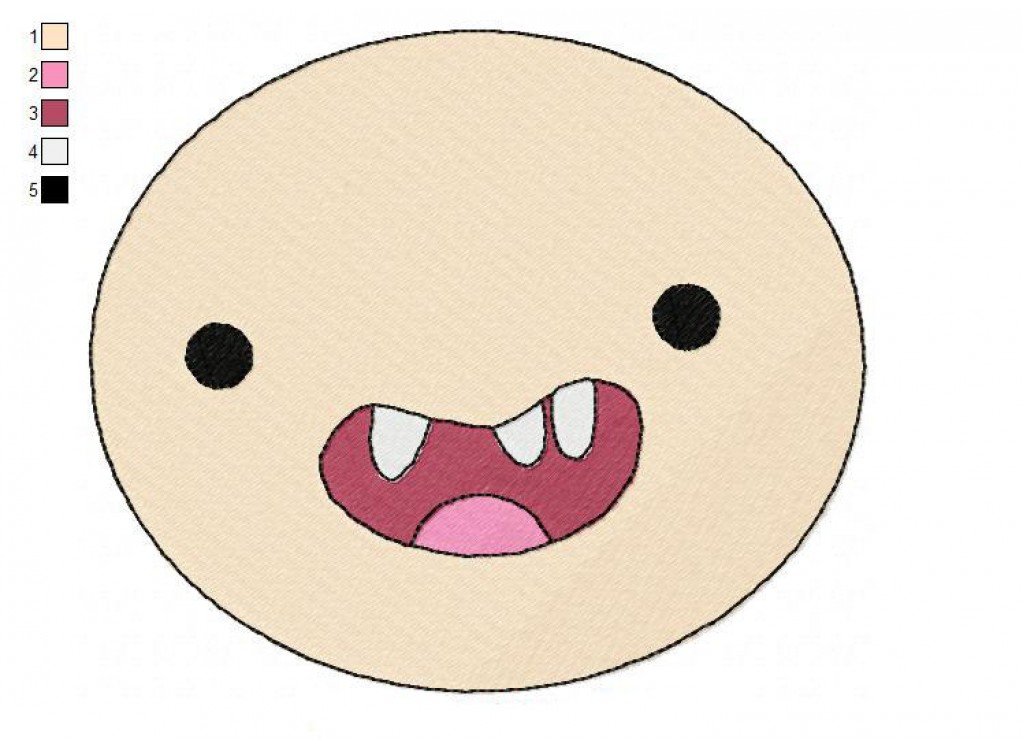 Adventure Time 01 Embroidery Design