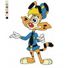 Logo Bonkers Embroidery Design