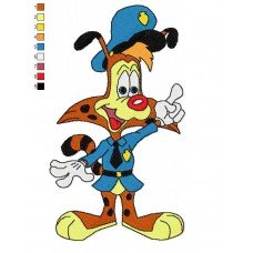 Bonkers 10 Embroidery Design