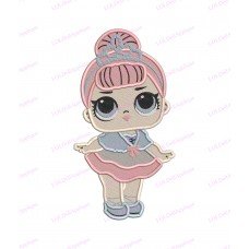 Posh LOL Dolls Surprise Fill Embroidery Design