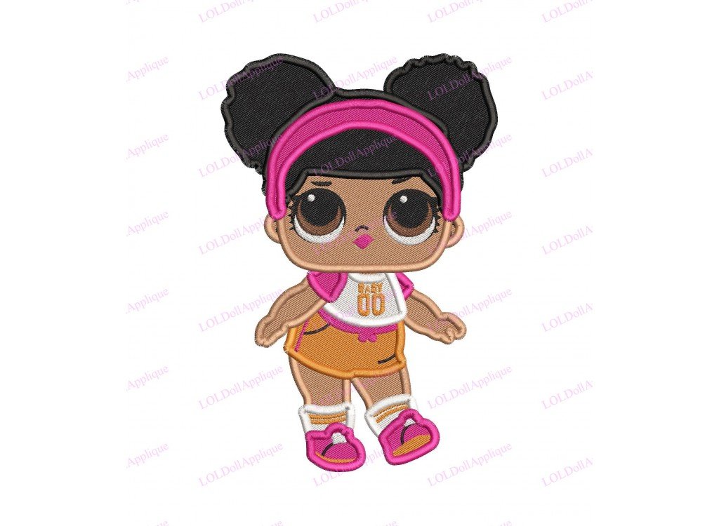 Hoops MVP LOL Dolls Surprise 02 Fill Embroidery Design