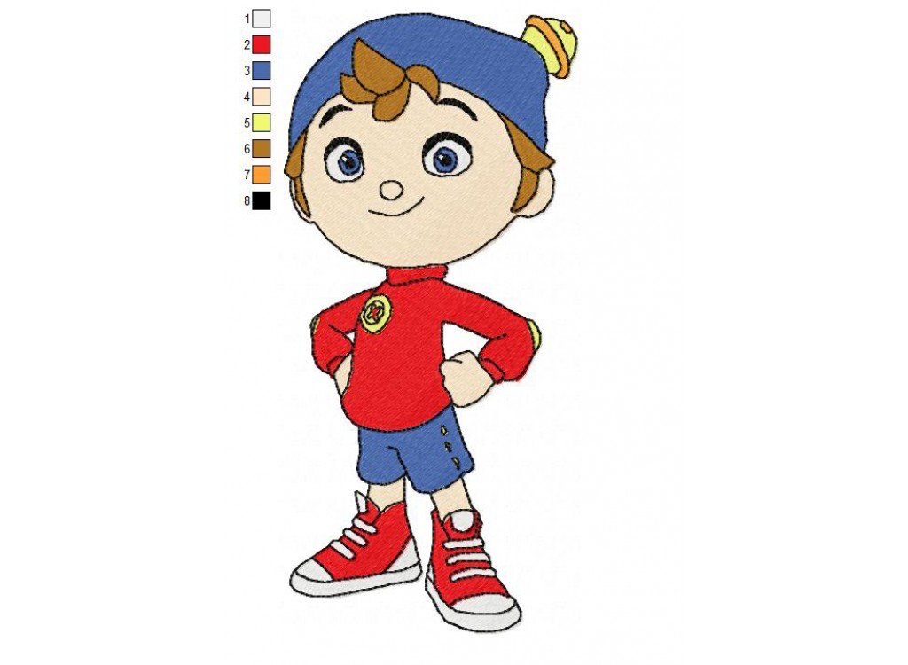 Noddy Toyland Detective 02 Embroidery Design
