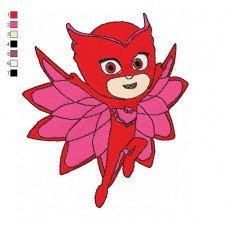 PJ Masks 10 Embroidery Design